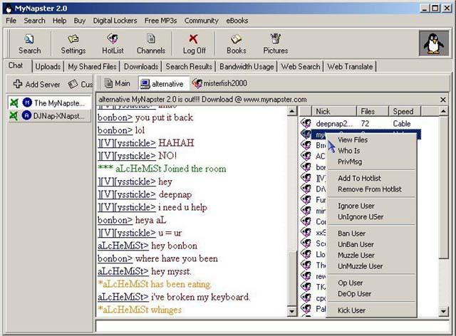 My Napster version 2.7 Software | MegaGames My Napster version 2.7 Software | MegaGames